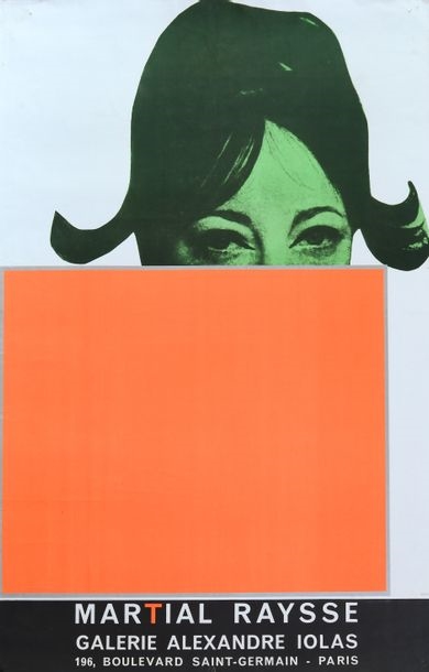 Martial Raysse | Affiche pour l'exposition à la galerie Alexandre Iolas ...