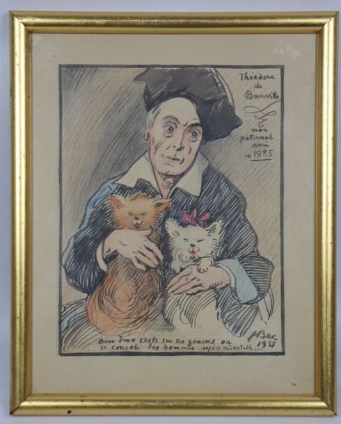 Ferdinand Bac | Portrait de Théodore de Banville. | MutualArt