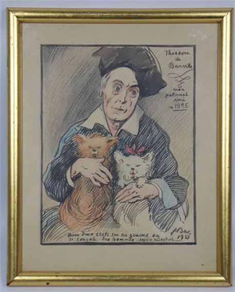 Ferdinand Bac | Portrait de Théodore de Banville. | MutualArt