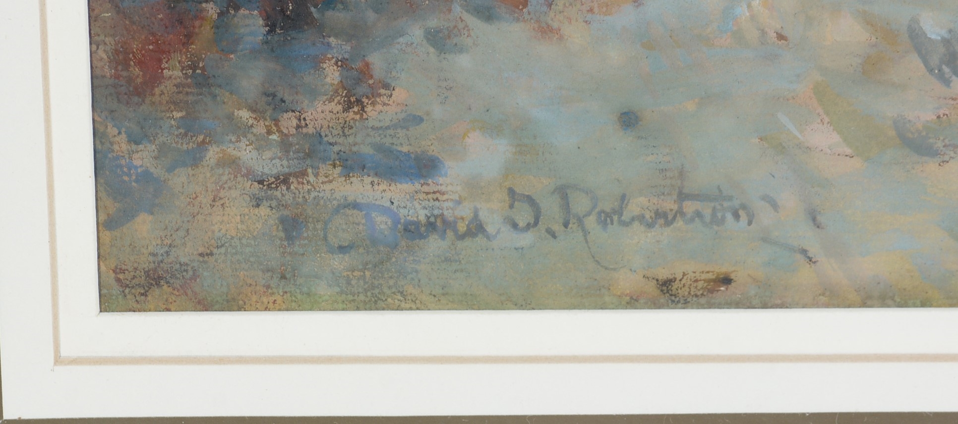 David Thomas Robertson | Sheep Shepherding in the Gloaming, | MutualArt