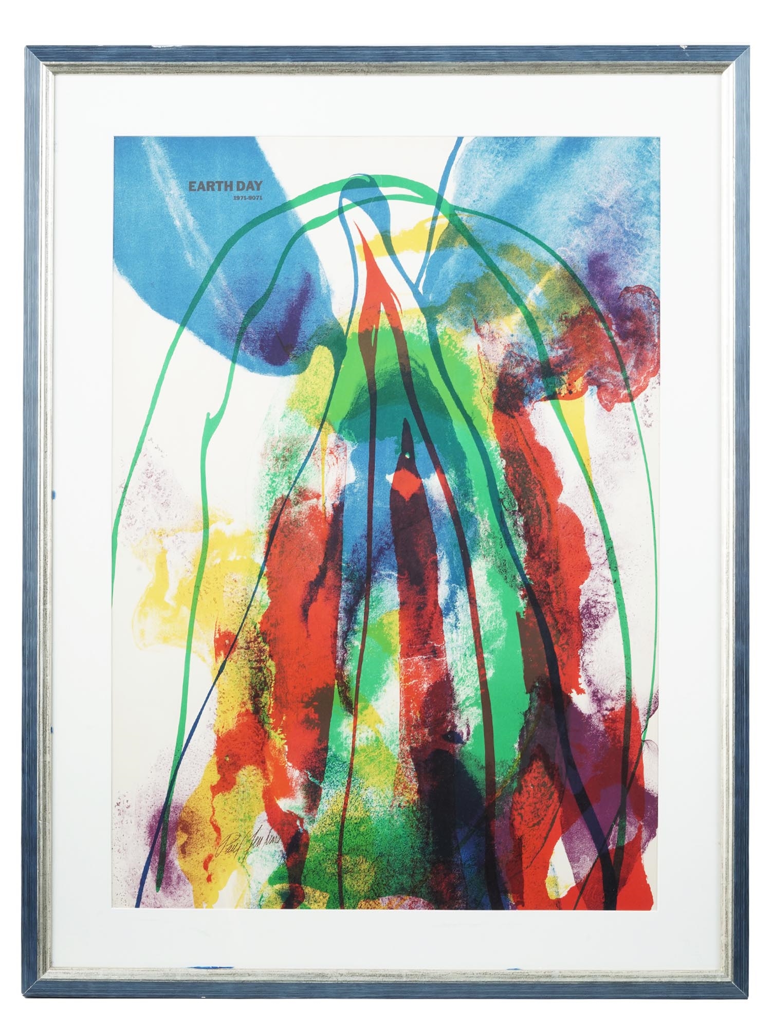 Paul Jenkins | Earth Day, 1971, was created for a 1971 Earth Day poster ...