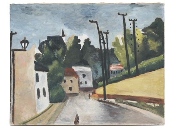 Oskar Rabin | Oil on canvas painting by Oscar Rabin | MutualArt