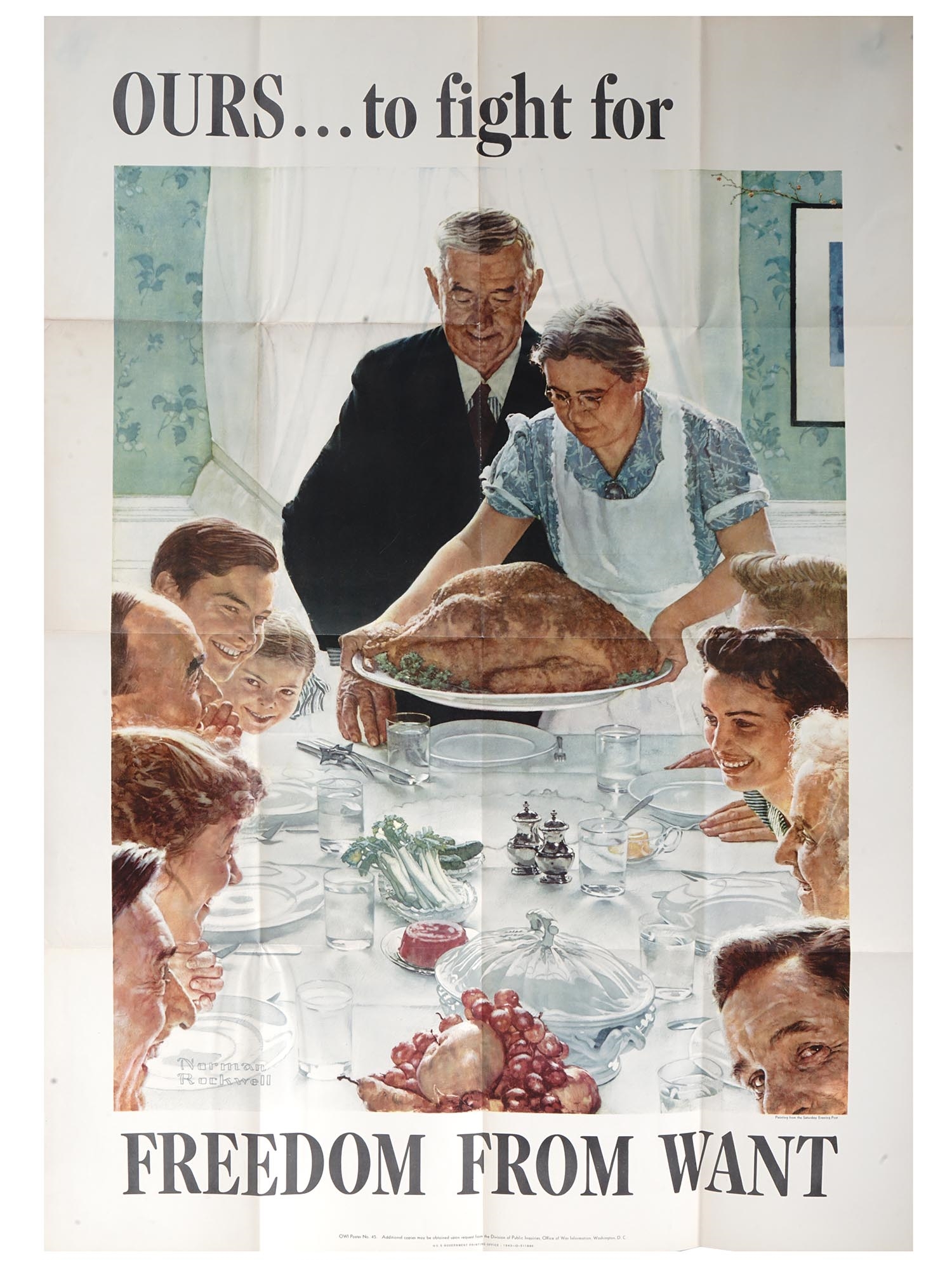 Norman Rockwell | A World War II era American propaganda poster. A ...