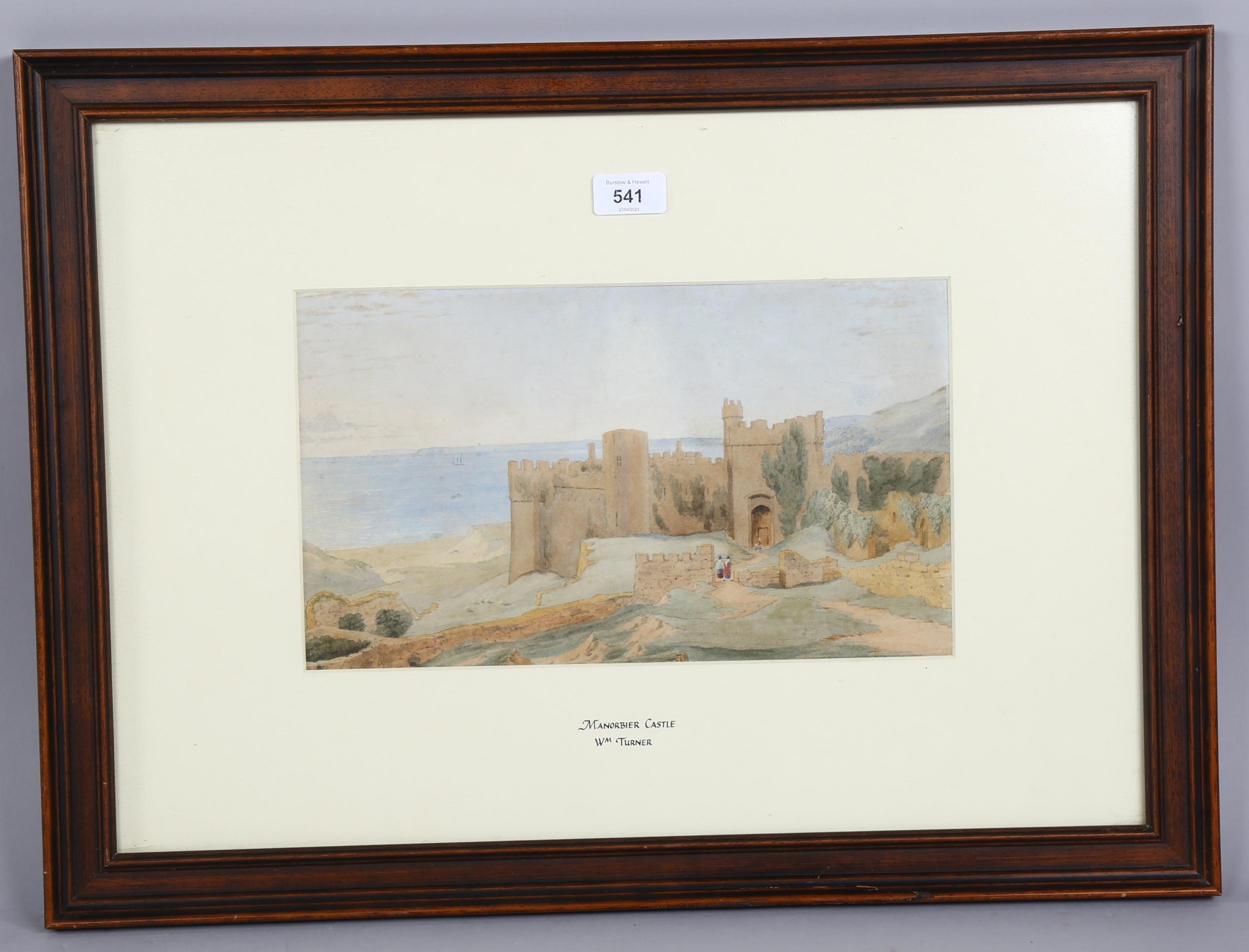 William Turner | Manorbier Castle (19th Century) | MutualArt