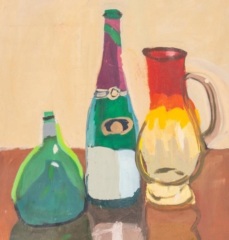 Sarah A. Binder | Still life with bottles | MutualArt