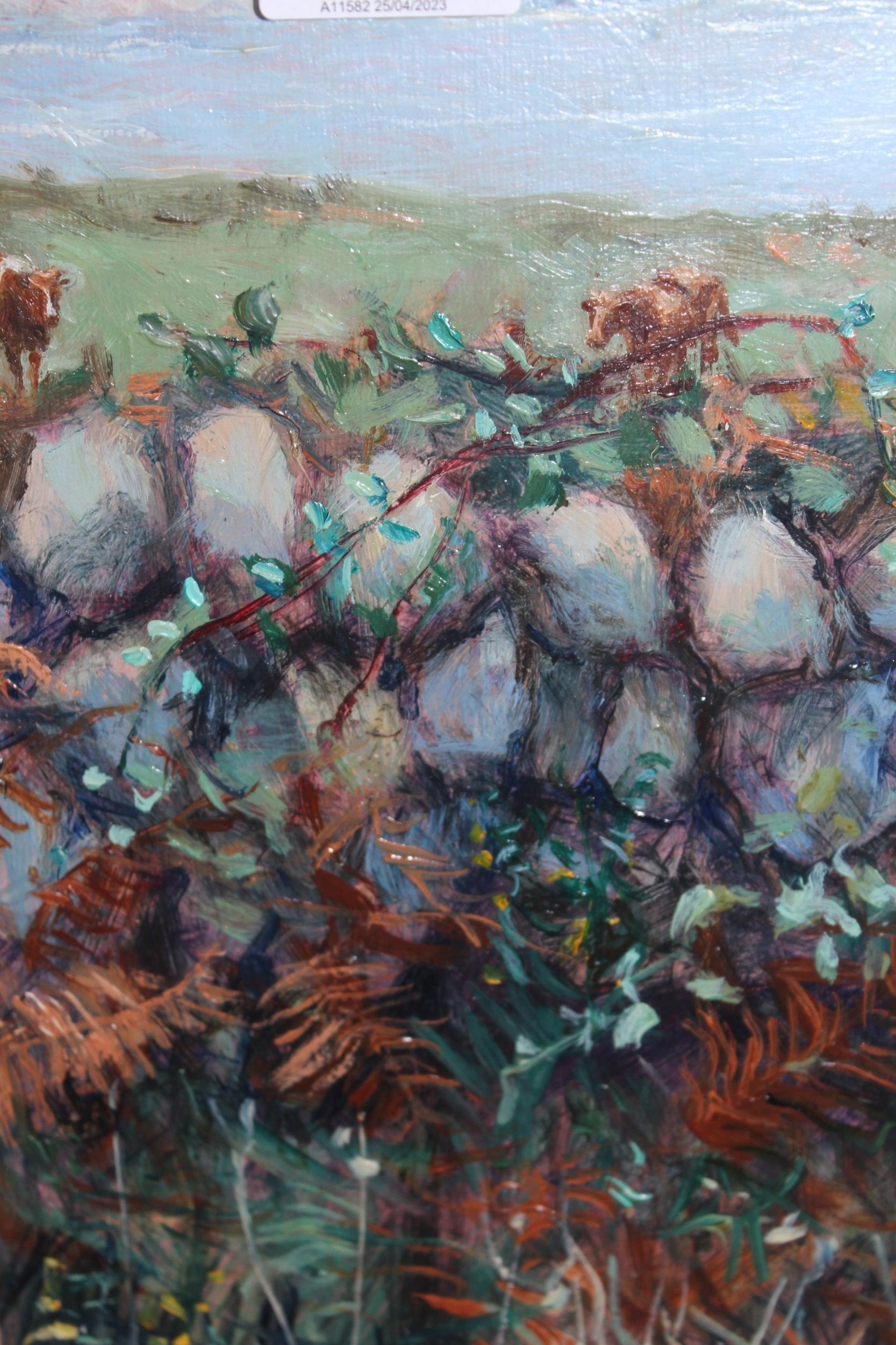 Robert Jones | ' Hedge and Cows | MutualArt