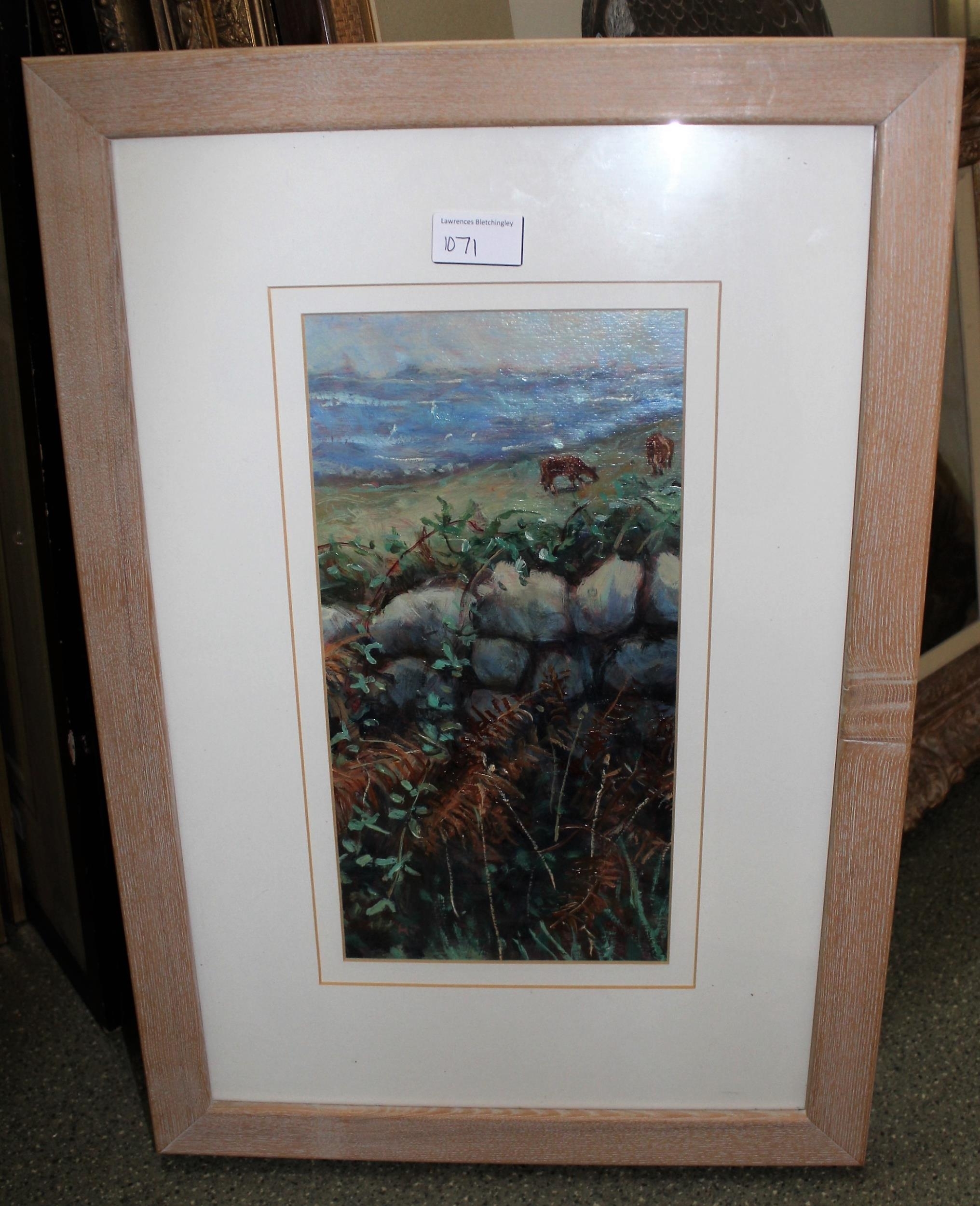 Robert Jones | ' Hedge and Cows | MutualArt