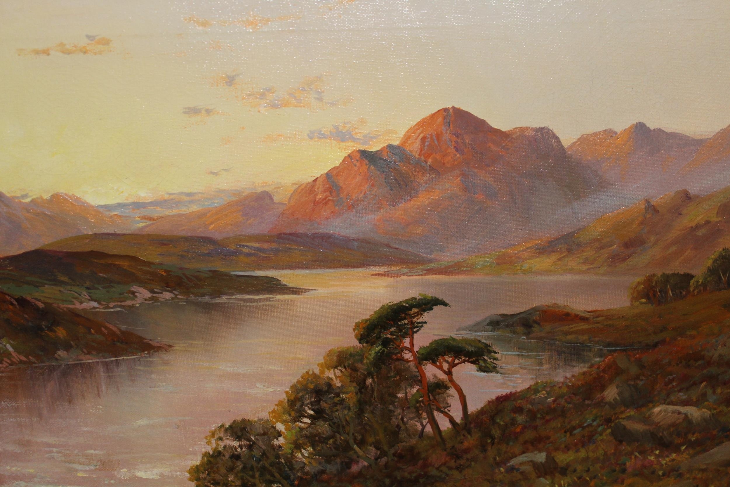 Francis E. Jamieson | Highland lake scene | MutualArt