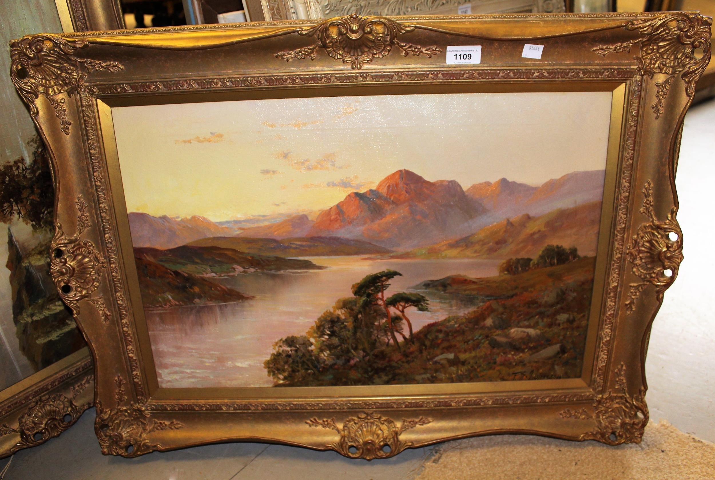 Francis E. Jamieson | Highland lake scene | MutualArt