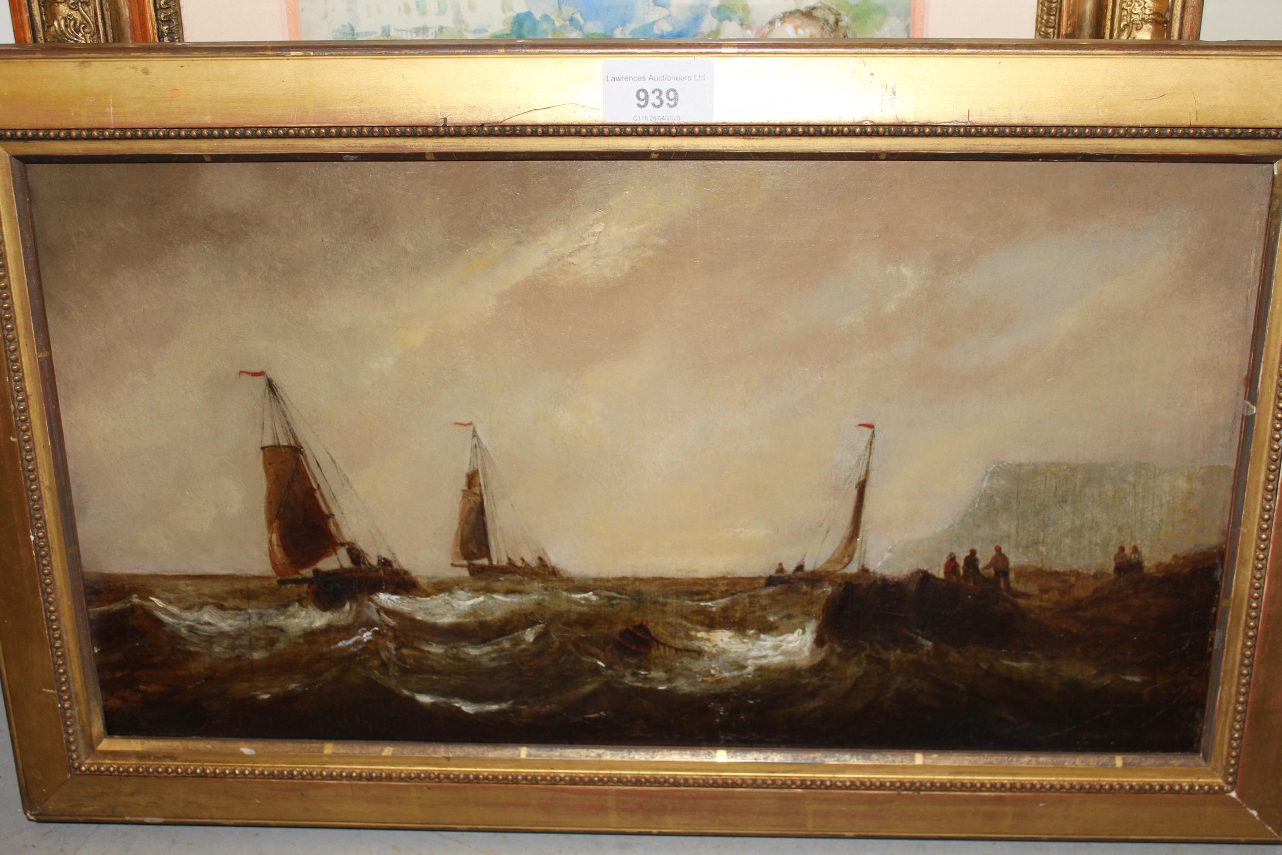 Murray Macdonald | fishing boats off the coast (19th Century) | MutualArt