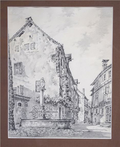 Géo Fosty | the Riquewihr fountain | MutualArt