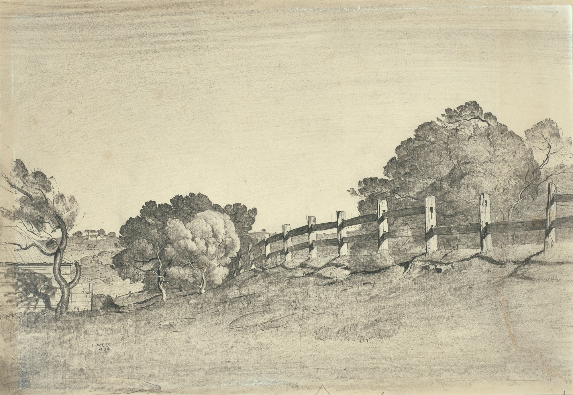 Lloyd Rees | THE WATTLE TREE (1934) | MutualArt