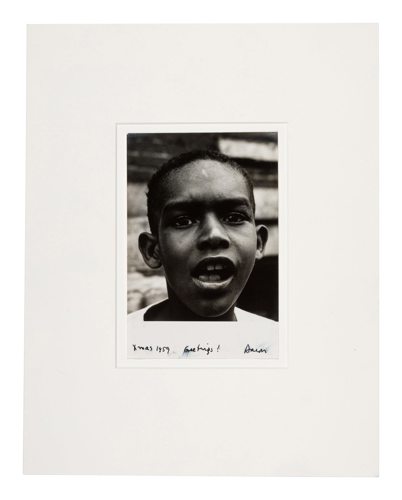 Aaron Siskind | Boy, from Harlem Document | MutualArt