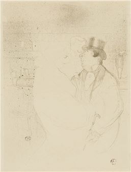 Henri de Toulouse-Lautrec | Ida Heath au bar (1894) | MutualArt