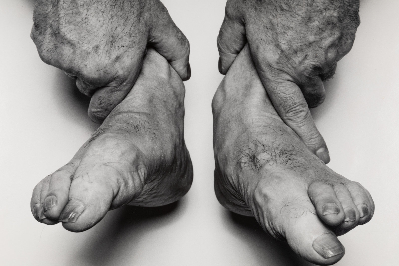 John Coplans | Hands Holding Feet | MutualArt