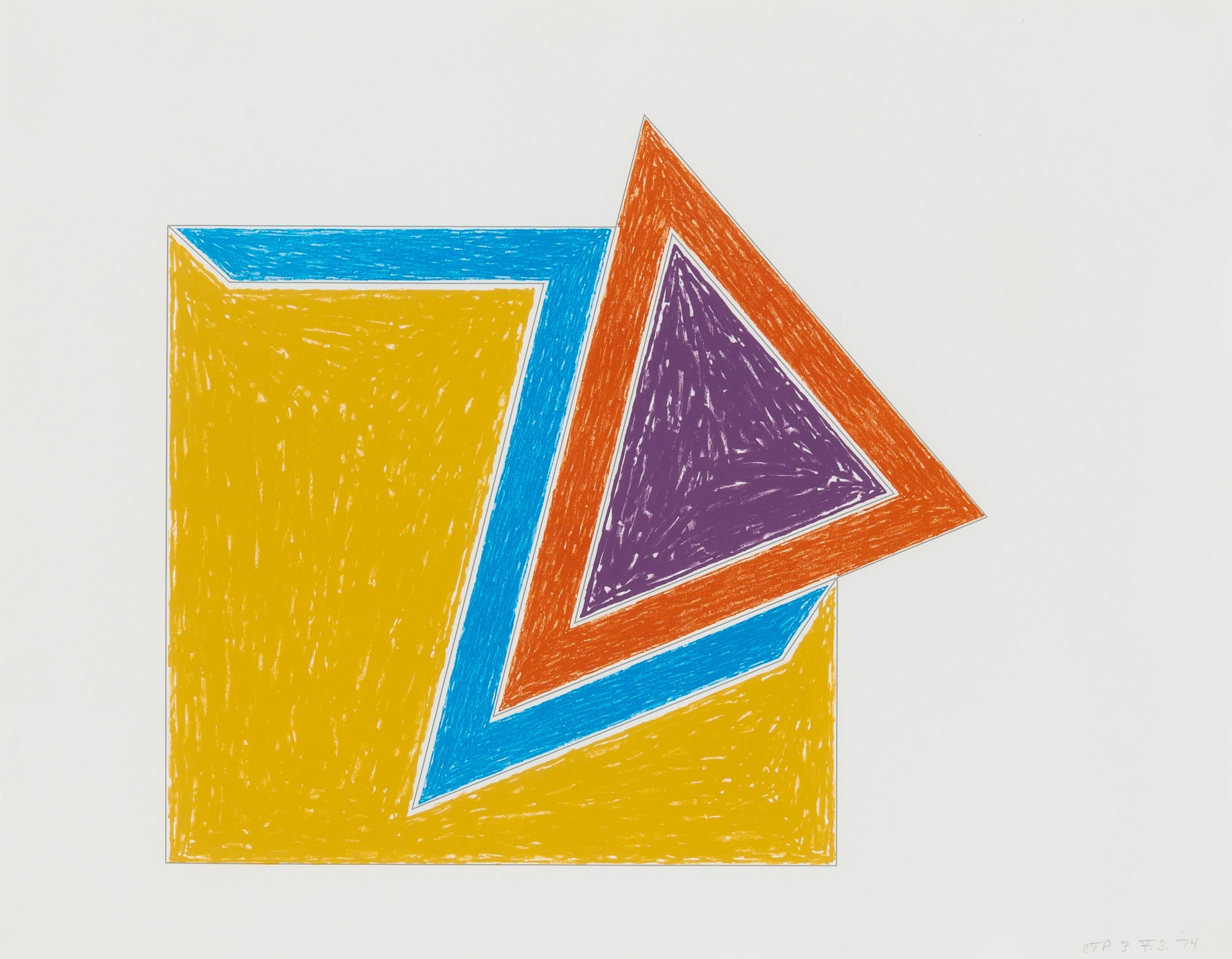 Frank Stella | MOULTONBORO (AXSOM 95) (1974) | MutualArt