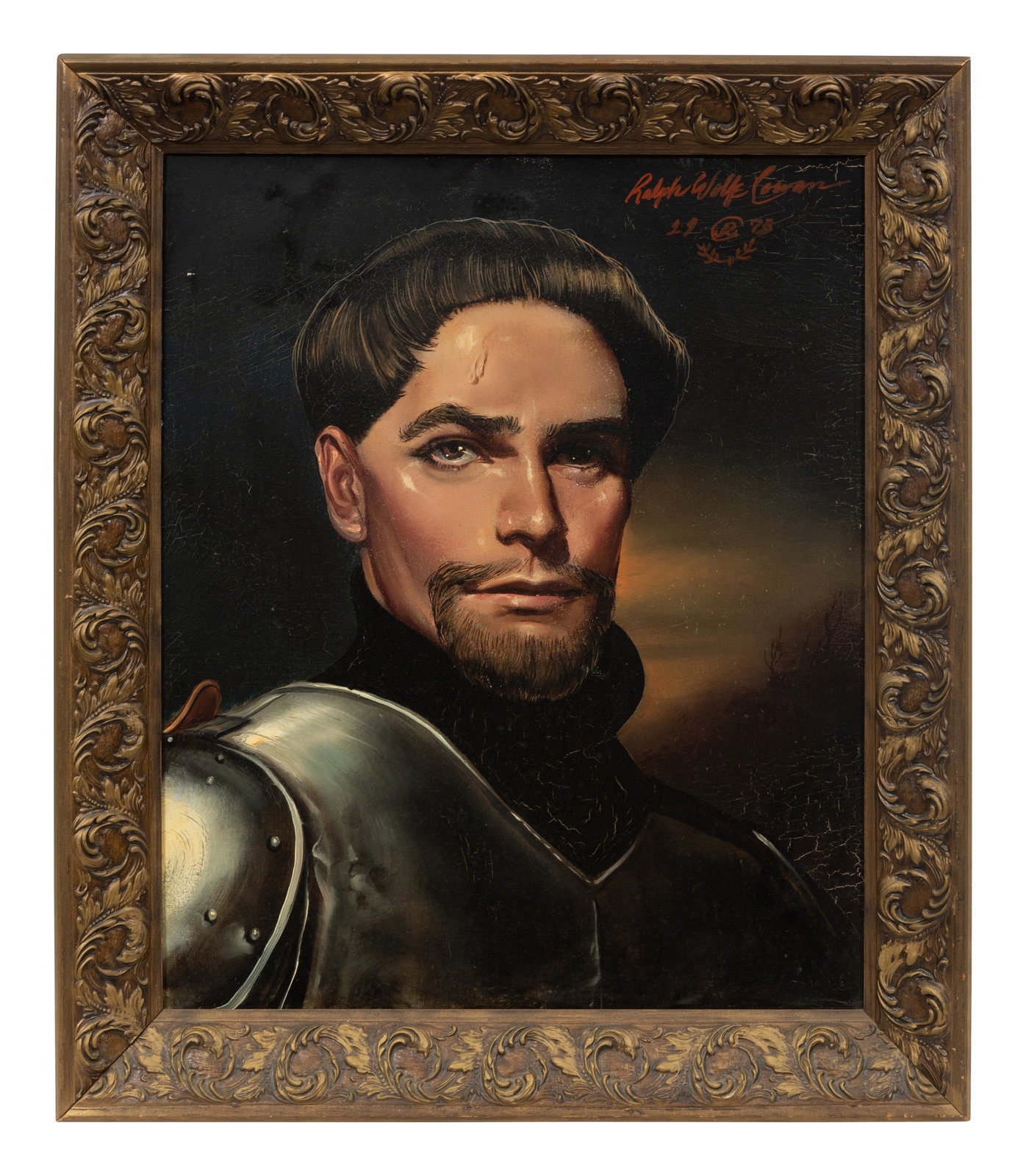 Ralph Wolfe Cowan | Portrait of a Man in Armor (1973) | MutualArt