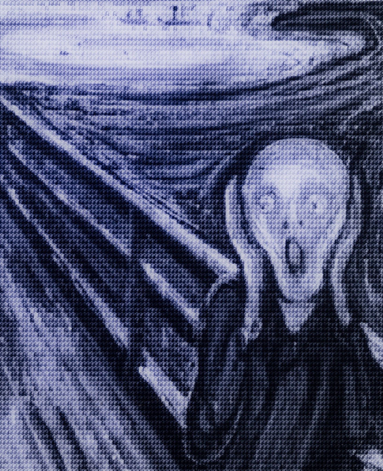 Alex Guofeng Cao | Munch Scream vs Mona Lisa Smile | MutualArt