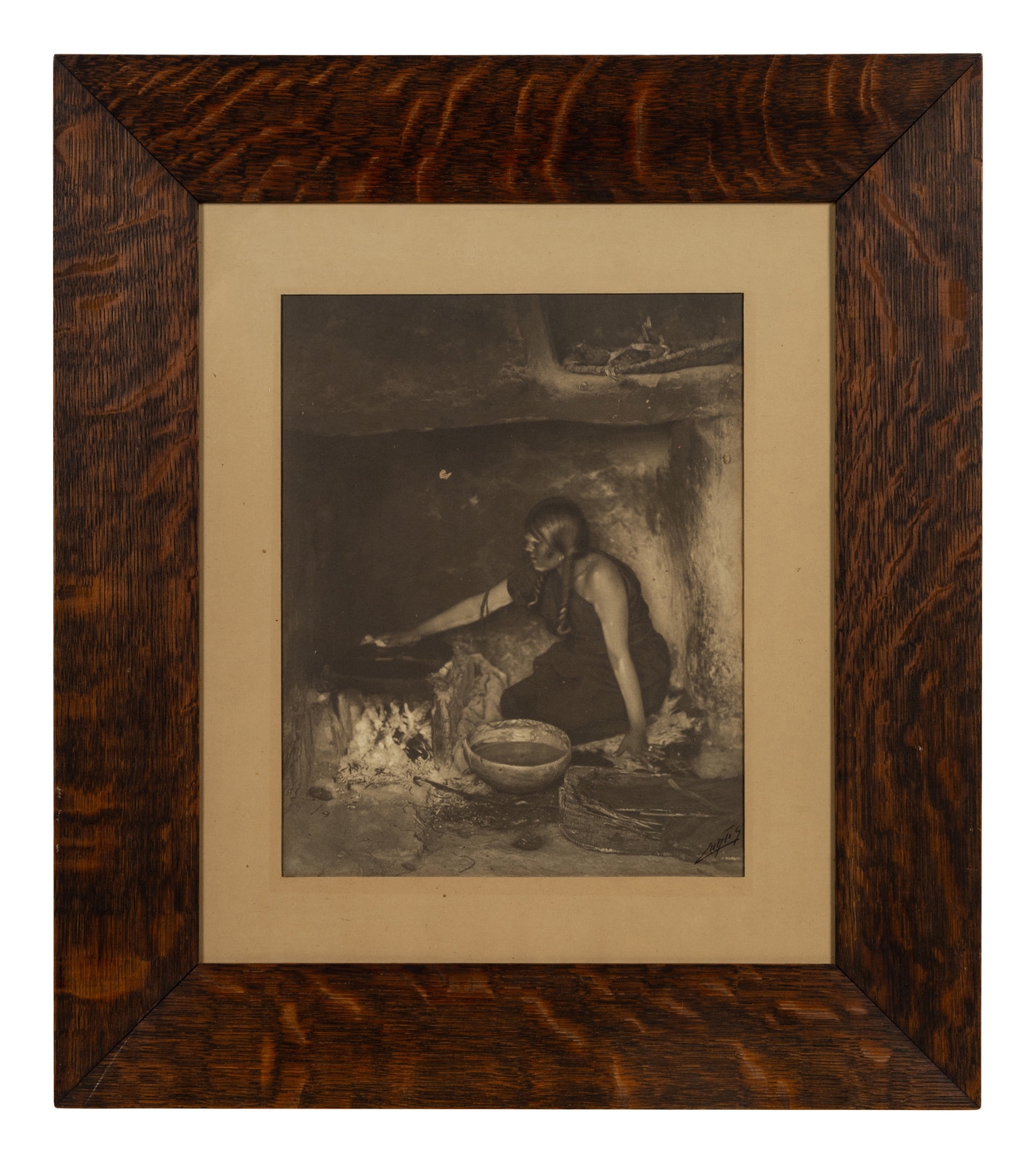 Edward S. Curtis | The Piki Maker (1906) | MutualArt