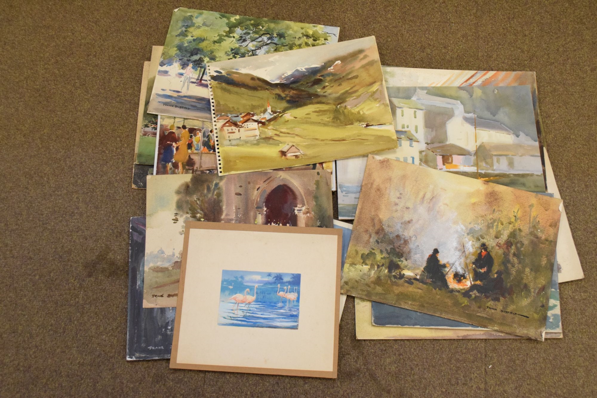 Frank Duffield | Bristol Savages - Unframed studies | MutualArt