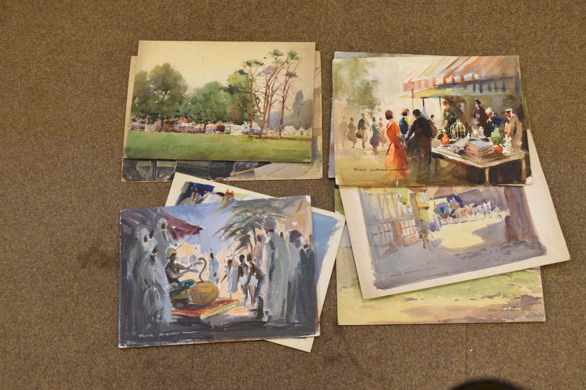 Frank Duffield | Bristol Savages - Unframed studies | MutualArt