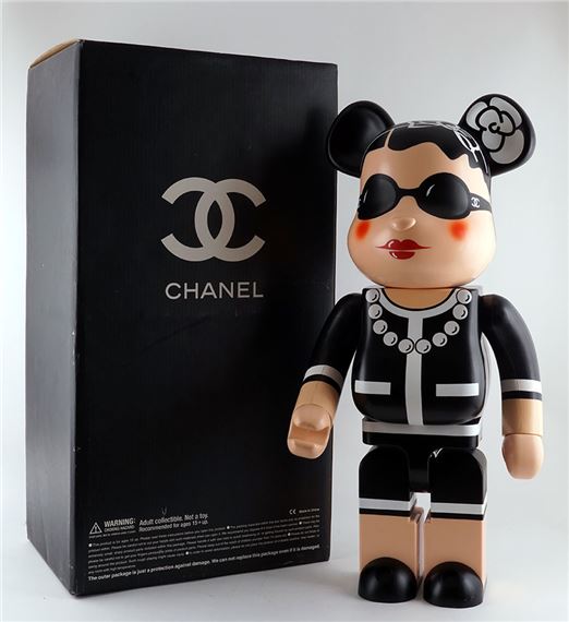 Karl Lagerfeld | Coco Chanel Bearbrick toy figure | MutualArt