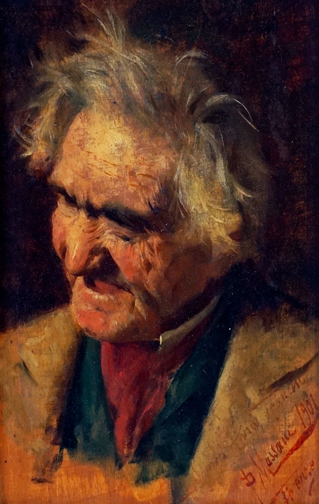 Pompeo Massani | Portrait (1901) | MutualArt