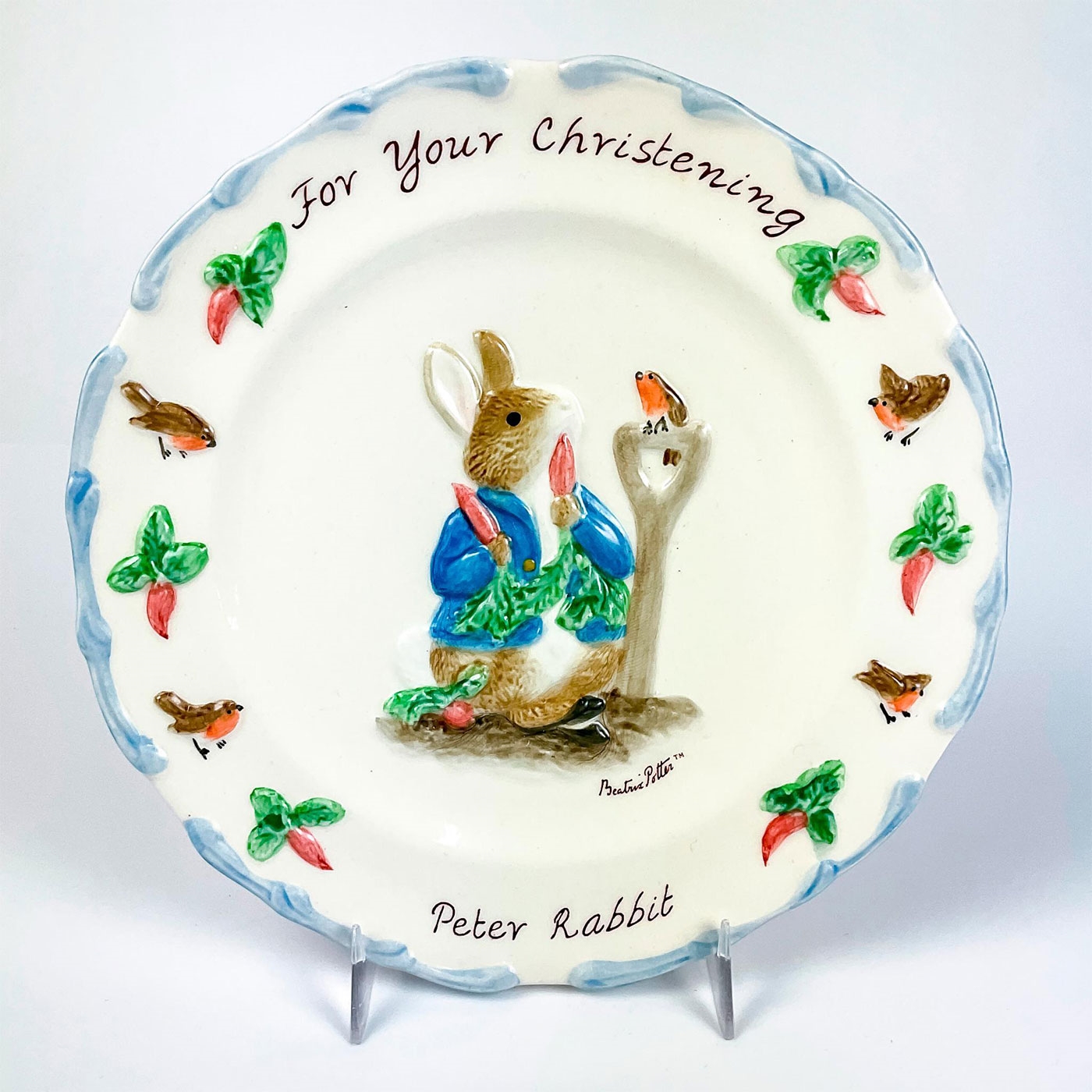 Beatrix Potter | Border Fine Arts Beatrix Potter Peter Rabbit Decor ...