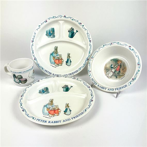 Beatrix Potter | 4pc Eden Beatrix Potter Baby Dinnerware Set, Peter ...