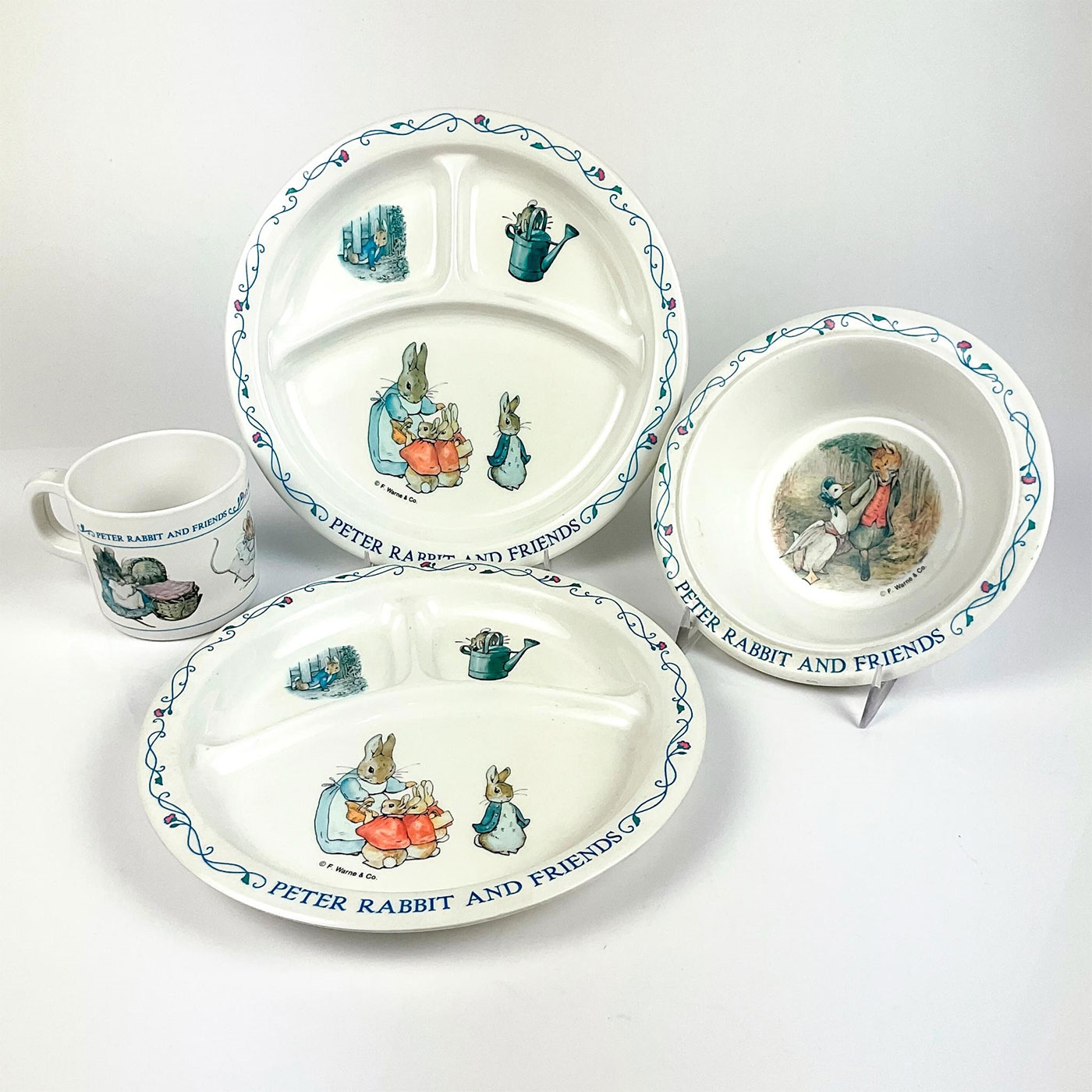 Beatrix Potter | 4pc Eden Beatrix Potter Baby Dinnerware Set, Peter ...