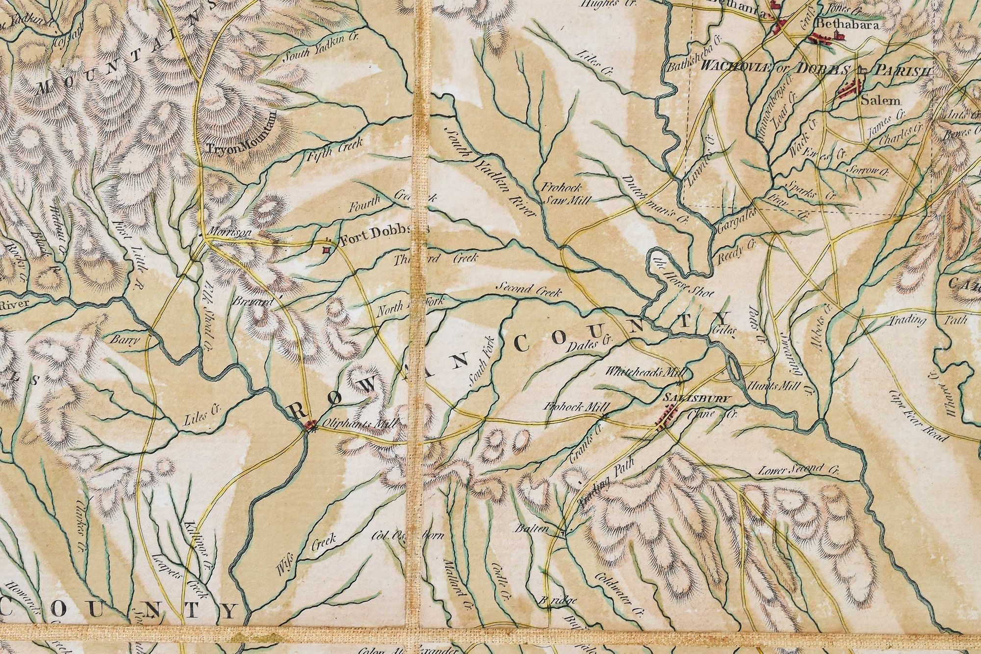 Mouzon, Henry | An Accurate Map of North and South Carolina with their ...