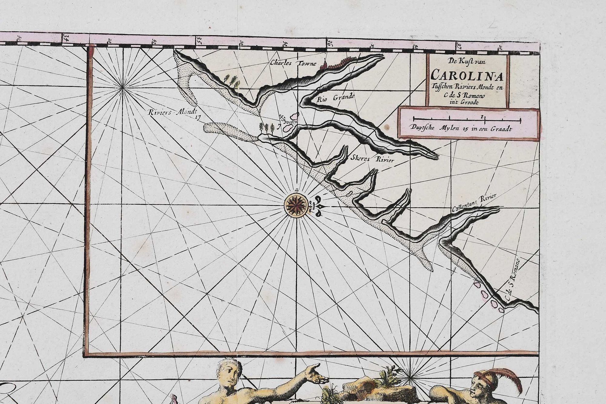 Johannes Van Keulen | Pas Kaart Van de Kust van Carolina... | MutualArt