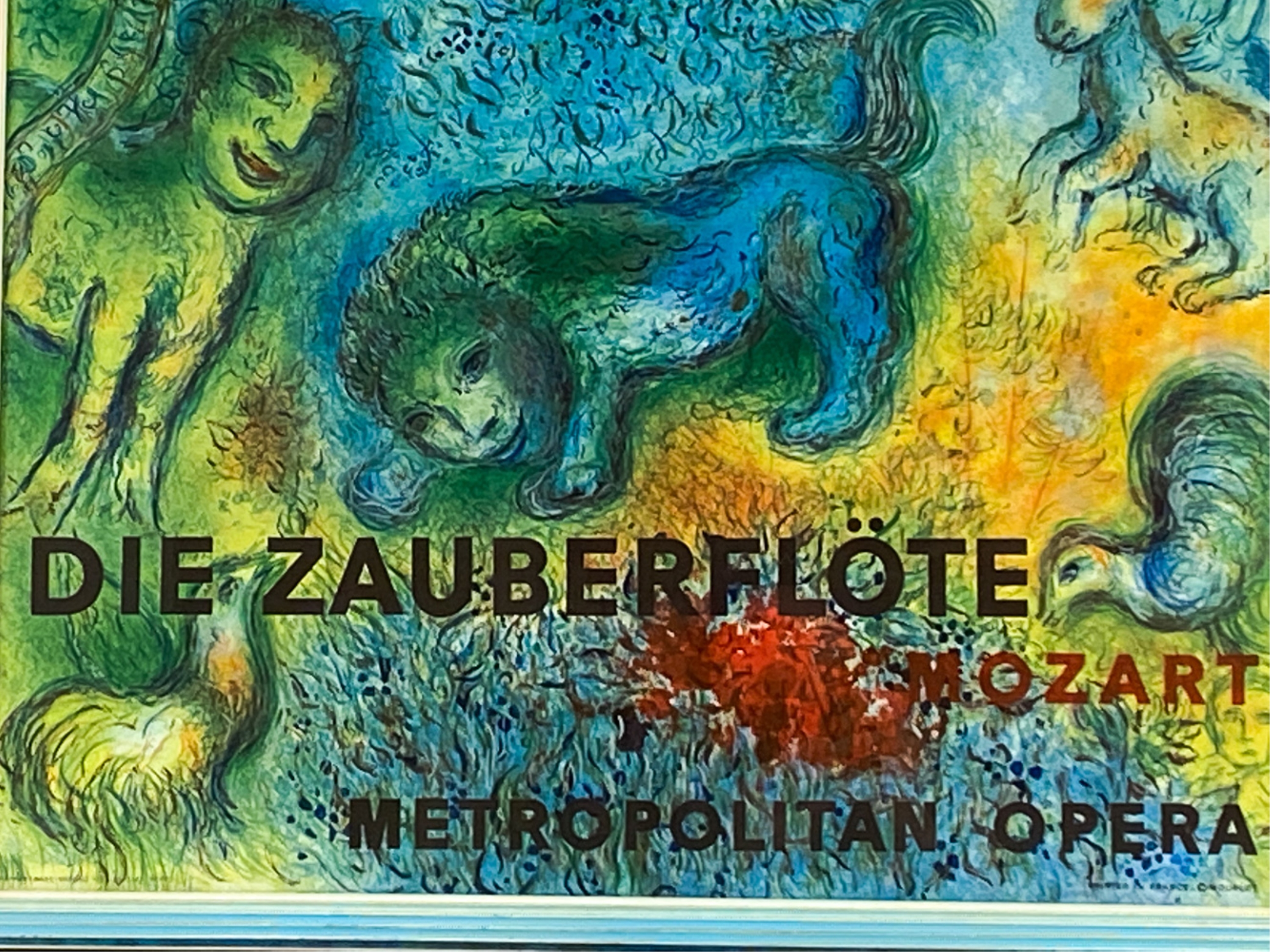 Marc Chagall | An offset lithograph of the Metropolitan Opera Magic ...