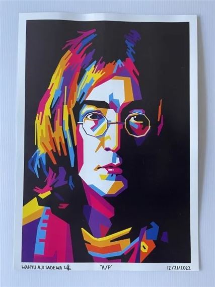 Wahyu Aji Sedawa | JOHN LENNON ARTIST PROOF (2022) | MutualArt