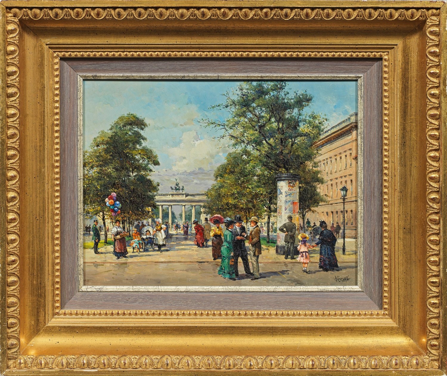 Detlev Nitschke | Der Viktualienmarkt in München (Circa 1900) | MutualArt