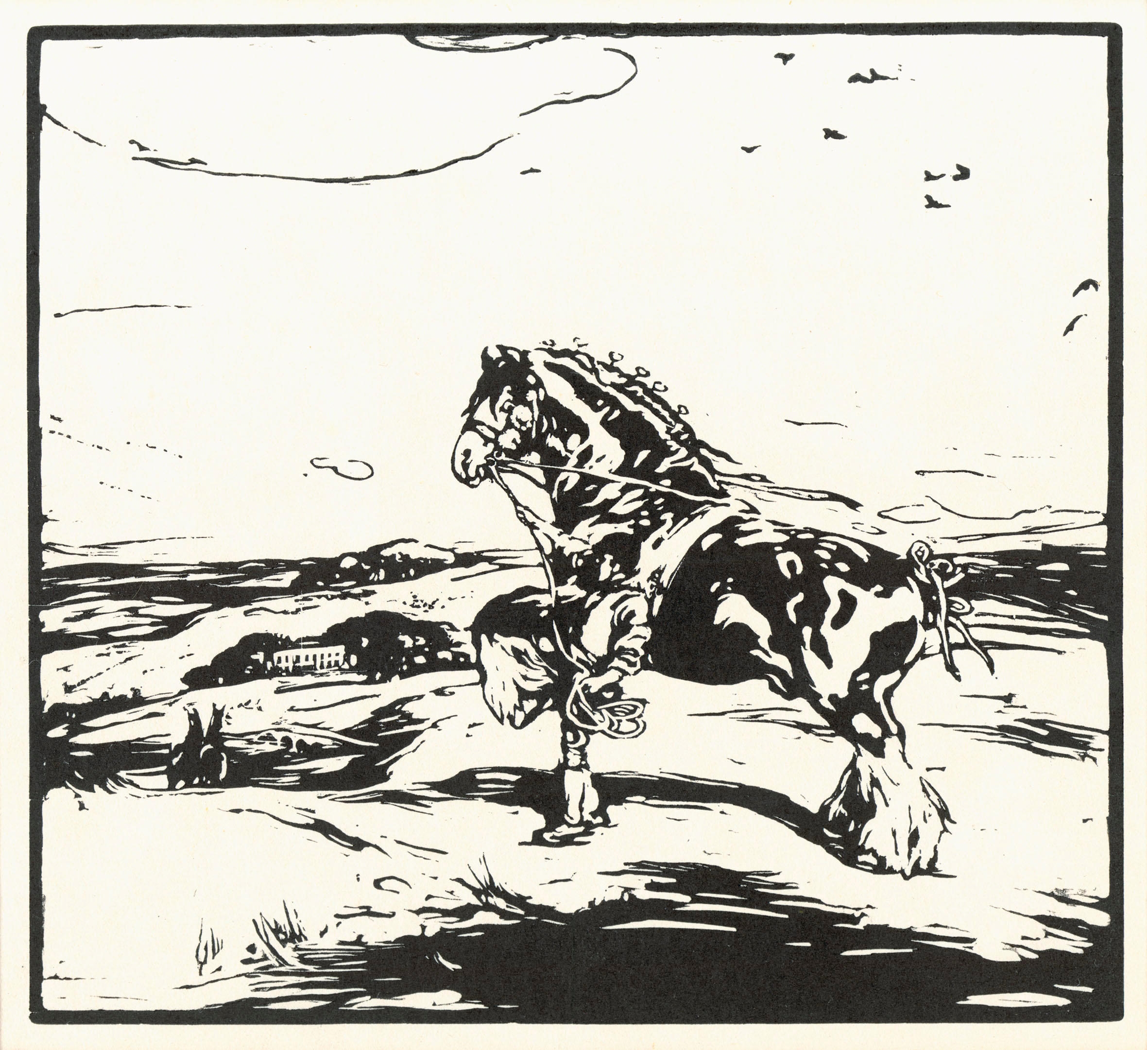 William Nicholson | The Shire Horse (1904) | MutualArt