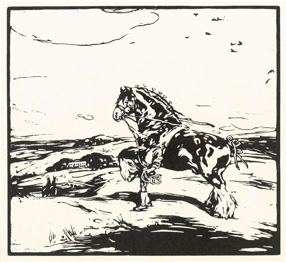 William Nicholson | The Shire Horse (1904) | MutualArt