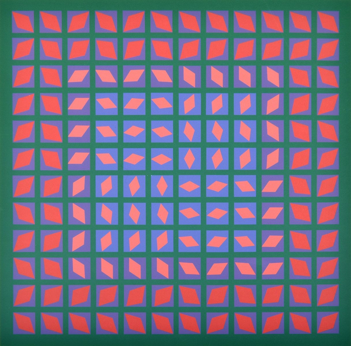 Sue Gollifer | Sue Gollifer Geometric Screenprint (1970) | MutualArt