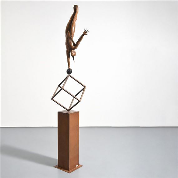 Jorge Marin | Monumental Jorge Marin Bronze Kinetic Sculpture | MutualArt