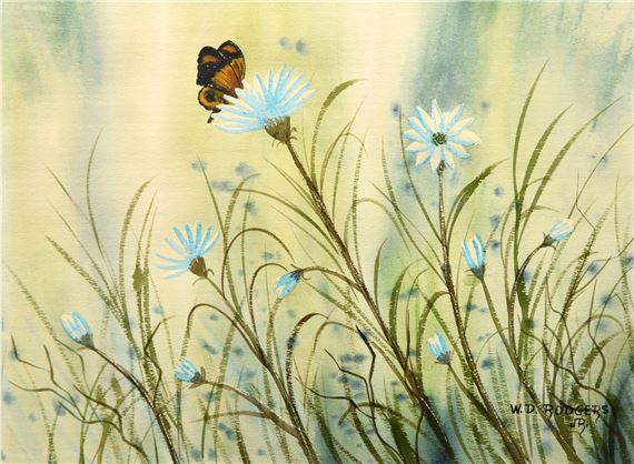 William Rodgers, Jr. | William Rodgers, Jr. Watercolor Painting (Circa ...