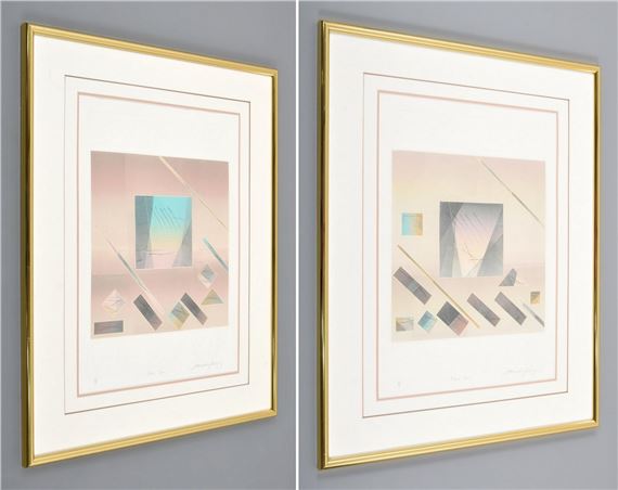Marcelino Rodriguez | 2 Marcelino Rodriguez PLAZA Monoprints (1987 ...