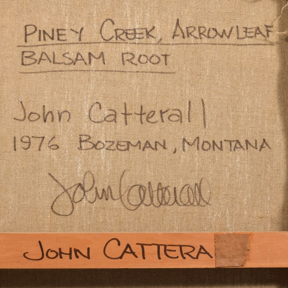 John Catterall | Large John Catterall Painting (1976) | MutualArt