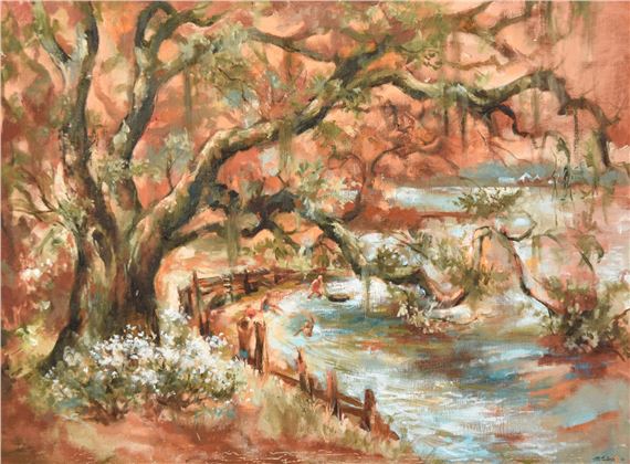 Hal Mcintosh | Hal McIntosh Landscape Painting (1963) | MutualArt