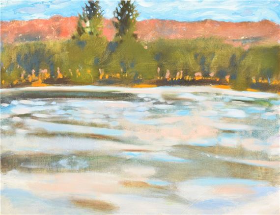 David Dunlop | David Dunlop Landscape Painting (1984) | MutualArt