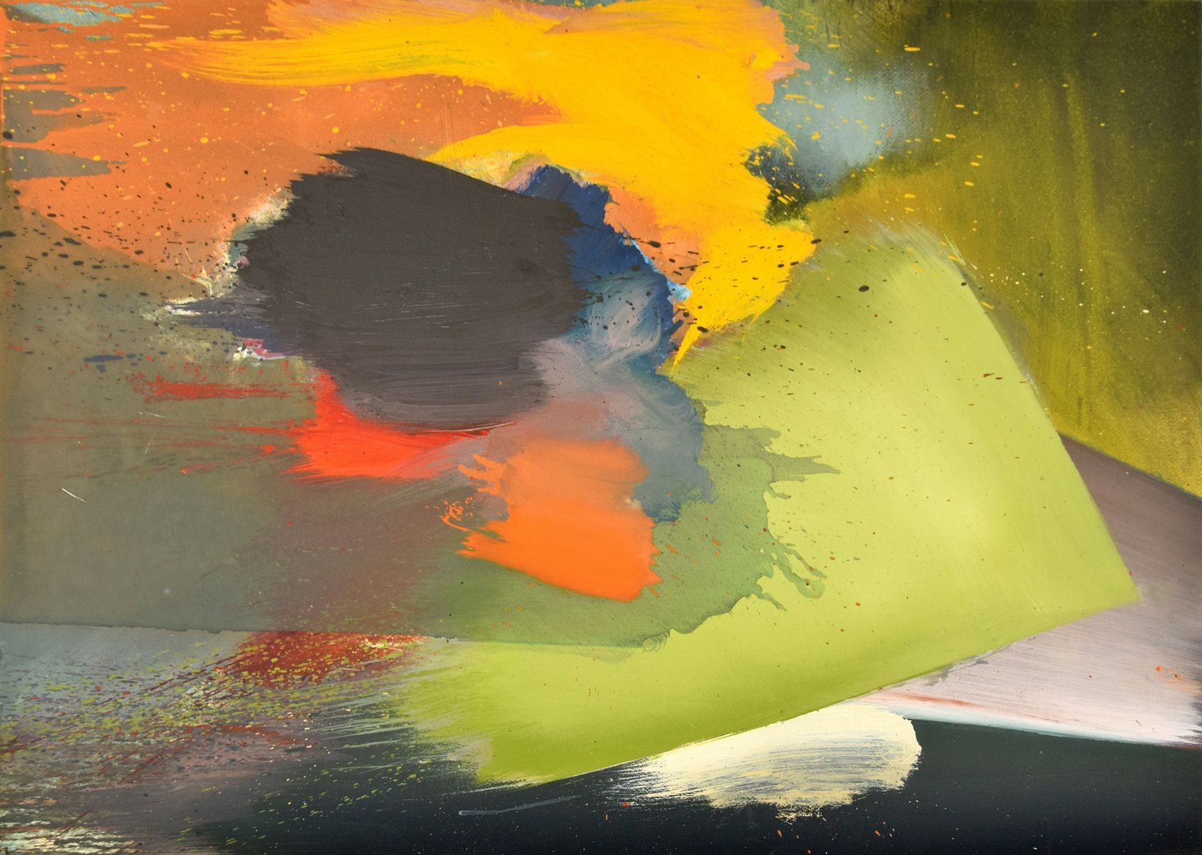 Richard Saba | Richard Saba Abstract Painting (1982) | MutualArt