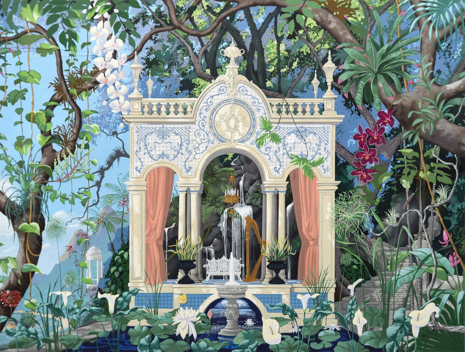 John Kiraly | John Kiraly MY FAR PAVILLION Serigraph | MutualArt