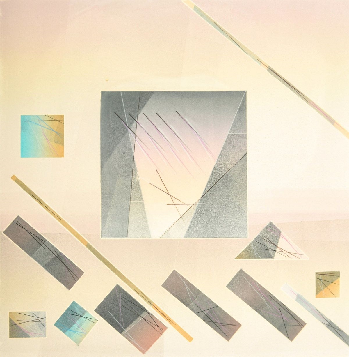 Marcelino Rodriguez | 2 Marcelino Rodriguez PLAZA Monoprints (1987 ...