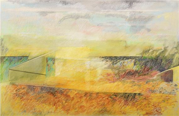 Jane Eccles | Jane Eccles Landscape Drawing (Circa 1977) | MutualArt