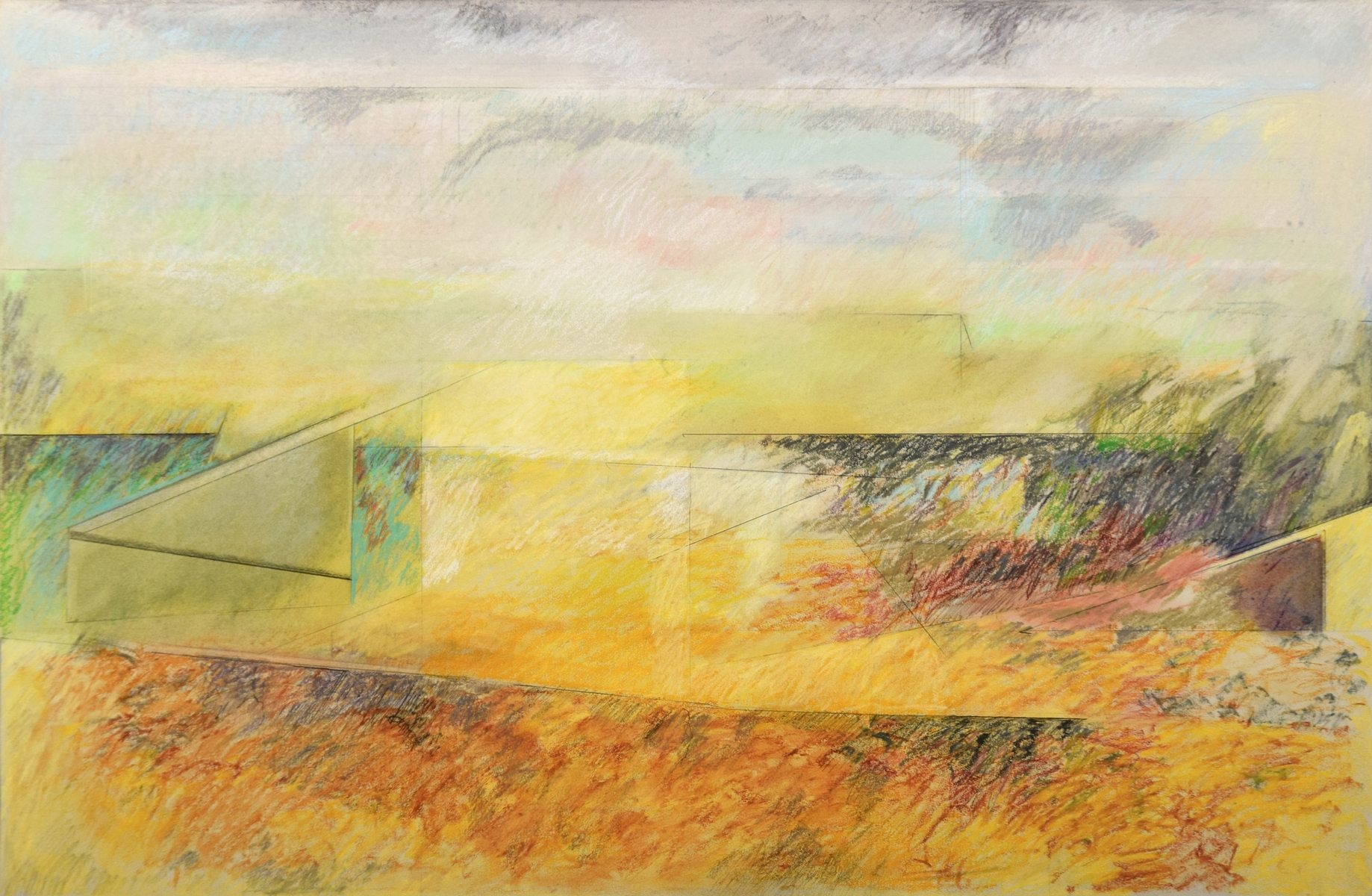 Jane Eccles | Jane Eccles Landscape Drawing (Circa 1977) | MutualArt