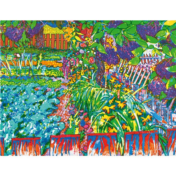 Samuel Buri | Hausgarten mit Holunderstrauch | MutualArt